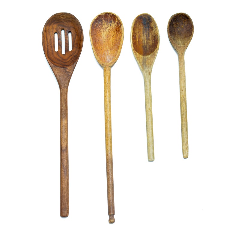 Set of 4 Wood Spoons / Food Photography Props / Styling / Prop - Etsy