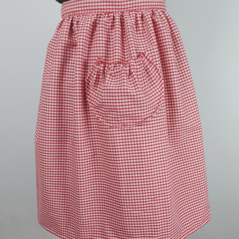 Gingham Check Apron - Etsy