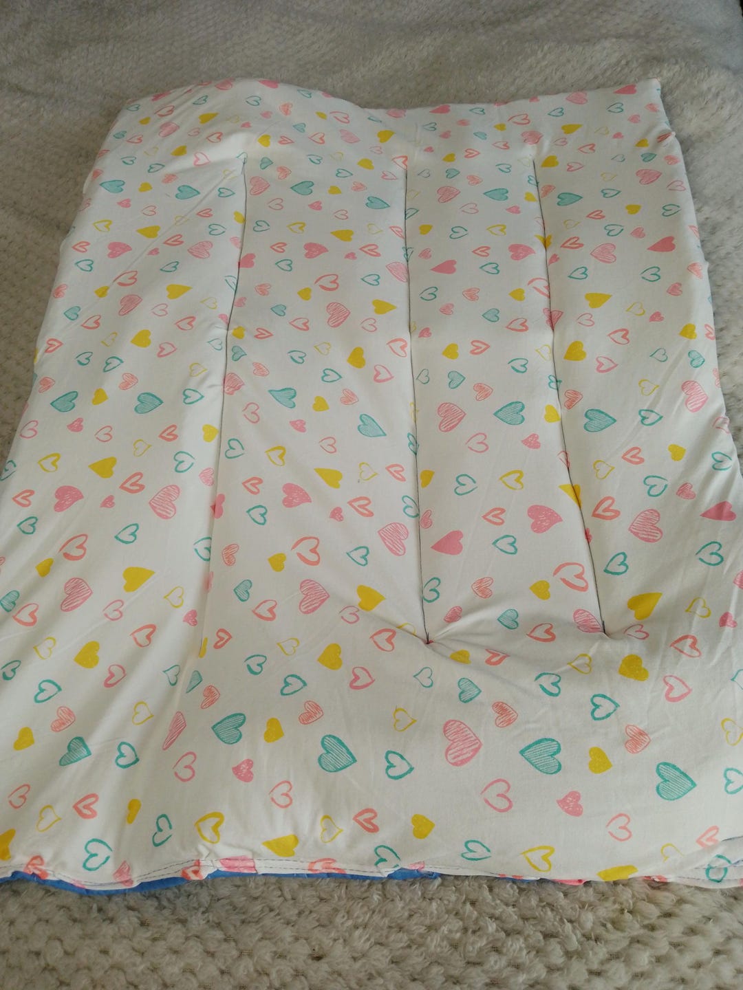 Baby Quilt / Playmat 28 in X 21 in Velvet Soft Cotton Jersey, Quilted ...