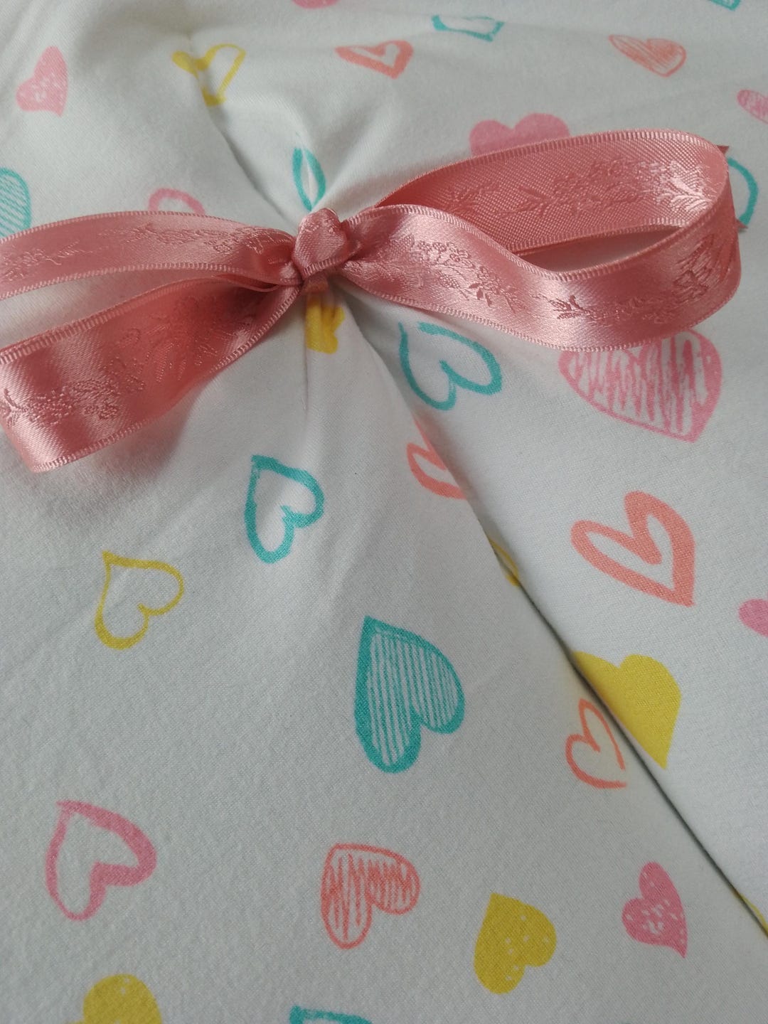 Padded Baby Quilt / Playmat 21 in X 26 in Machine Wash With Ribbon ...