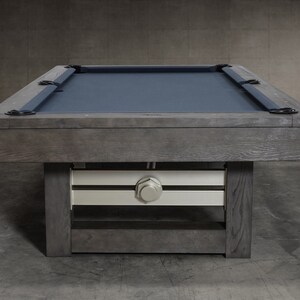 Bryant Slate Pool Table in Grayson Grey W/ Premium Accessories and Free ...