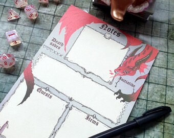 Dnd Session Notes - Etsy