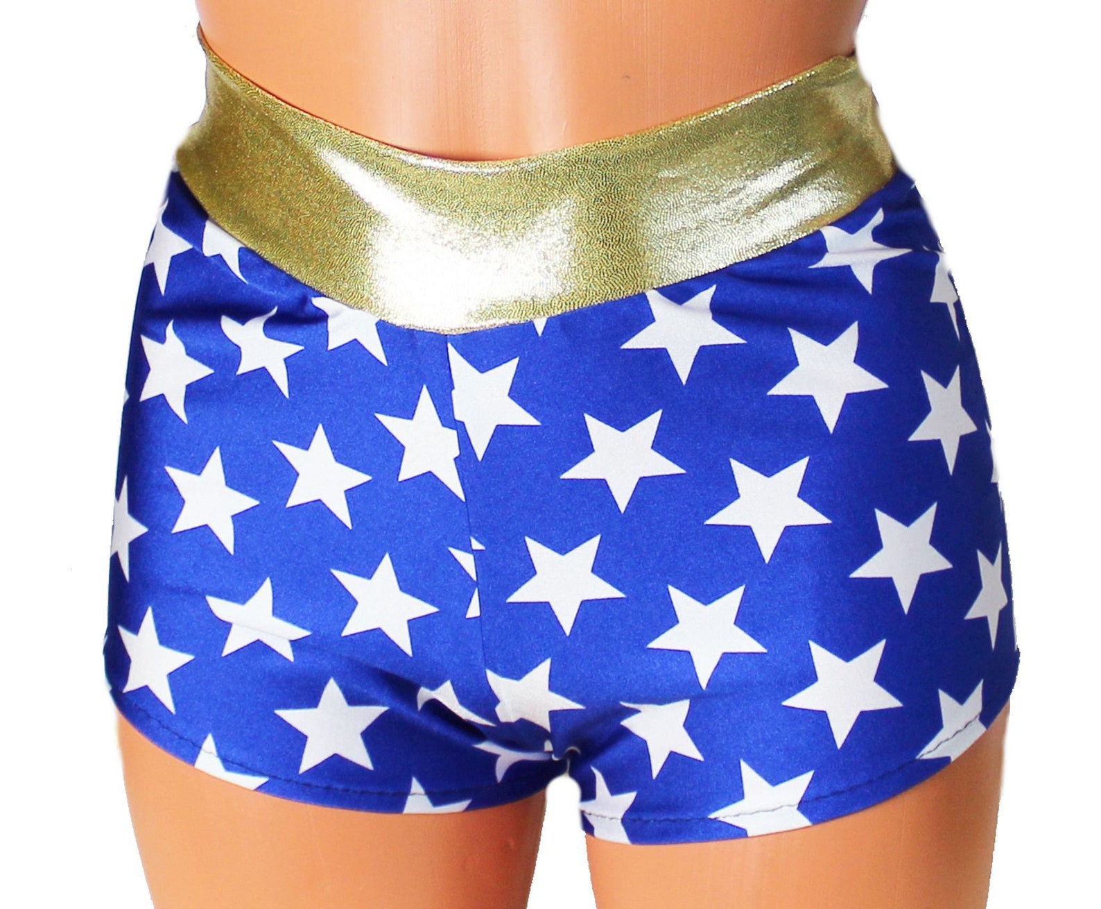 Sexy Woman Super Hero Booty Shorts, Wonder Festival Short Shorts, Rave ...