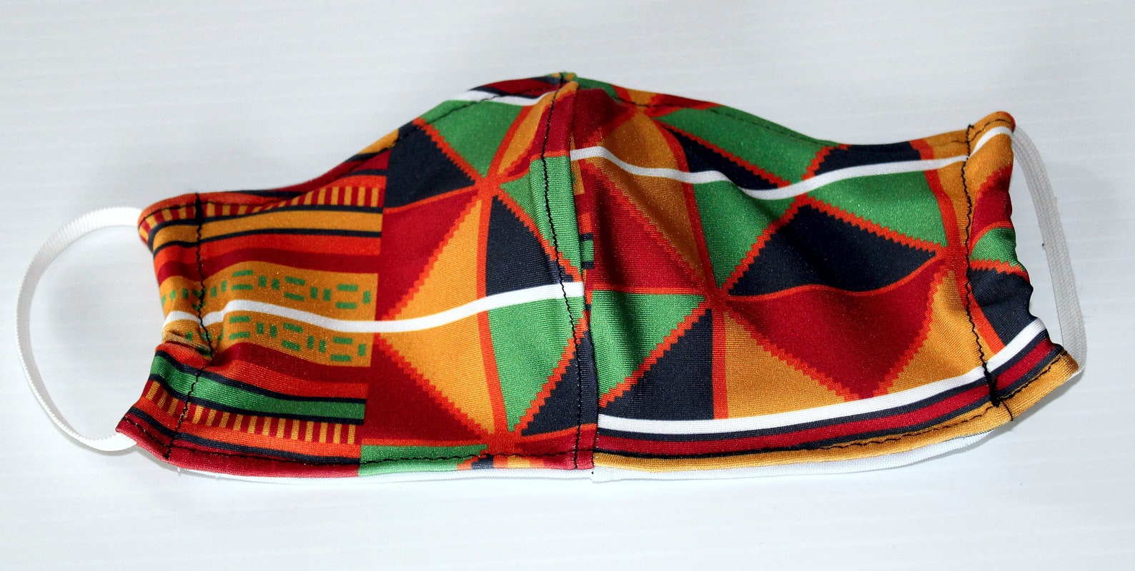 African Print Face Mask With Pocket for Filter, Reusable, Washable ...