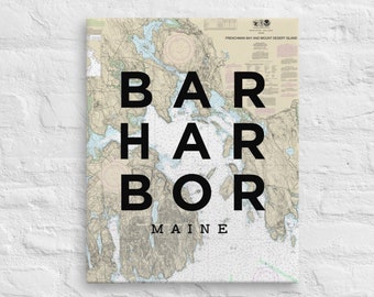 Bar Harbor Wall Art | Etsy