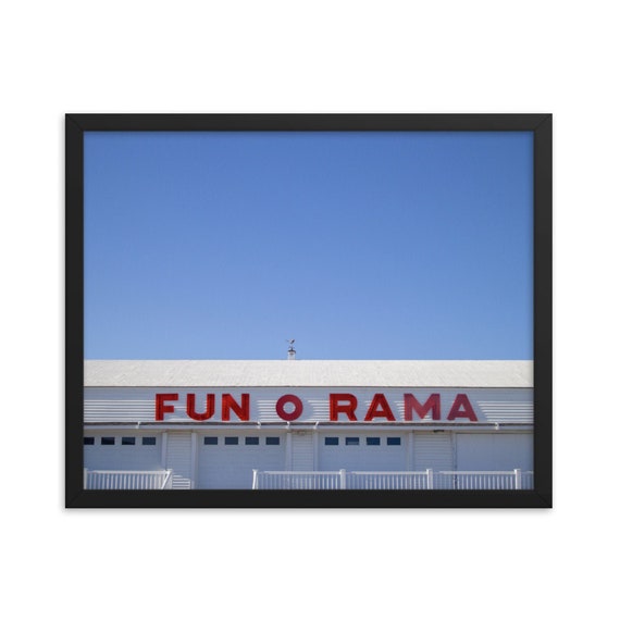 York Beach Fun-o-rama York Maine Beach Photo and Canvas | Etsy