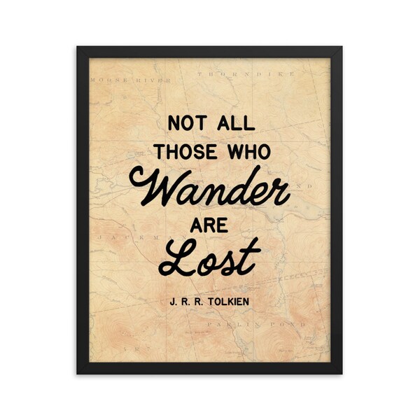 Tolkien Quote Canvas - Etsy