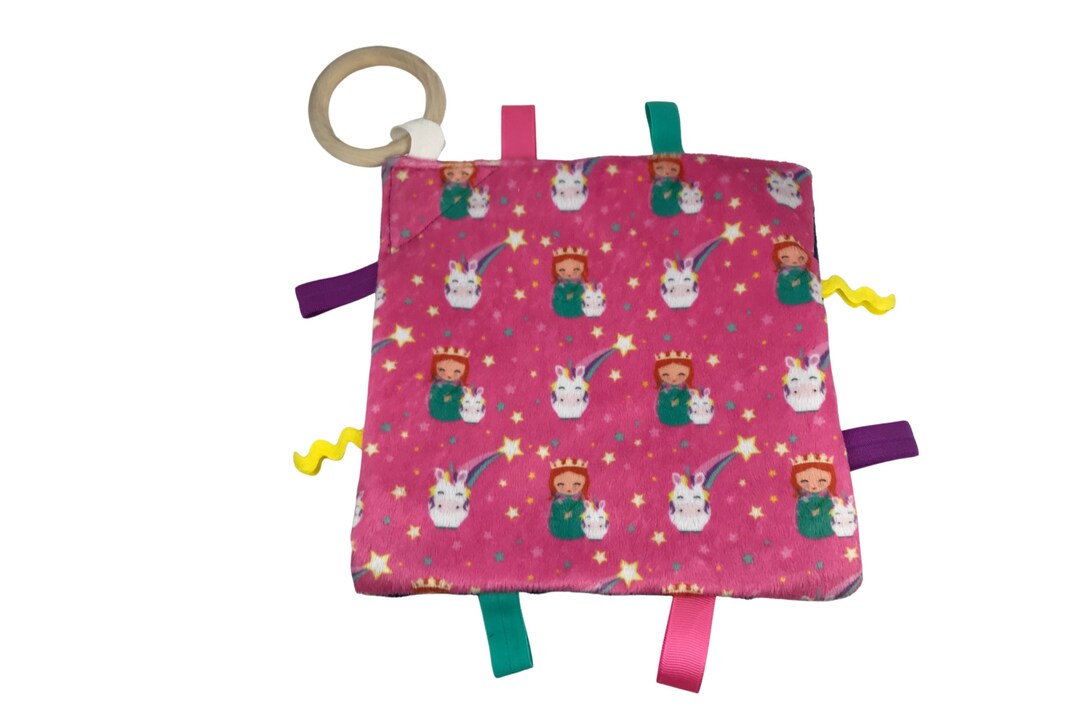 St. Justina Minky Crinkle Toy, Sensory Toy, Baby Lovey, First Soft Toy ...