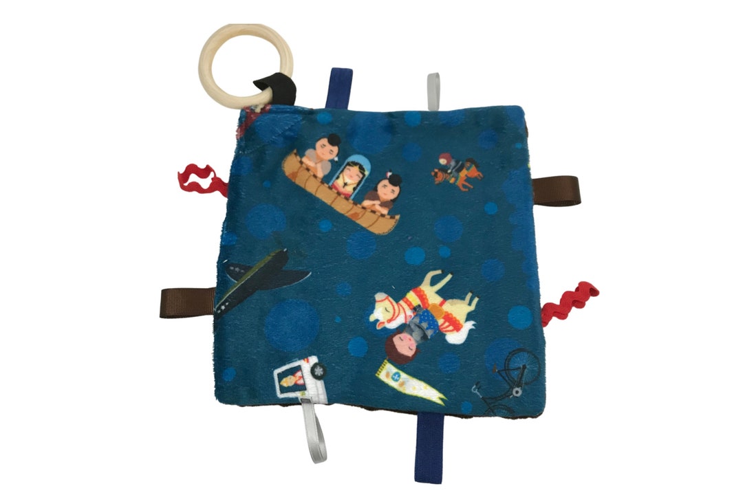 Saints on the Go Car Train Plane Boat Minky Crinkle Toy, Sensory Toy ...