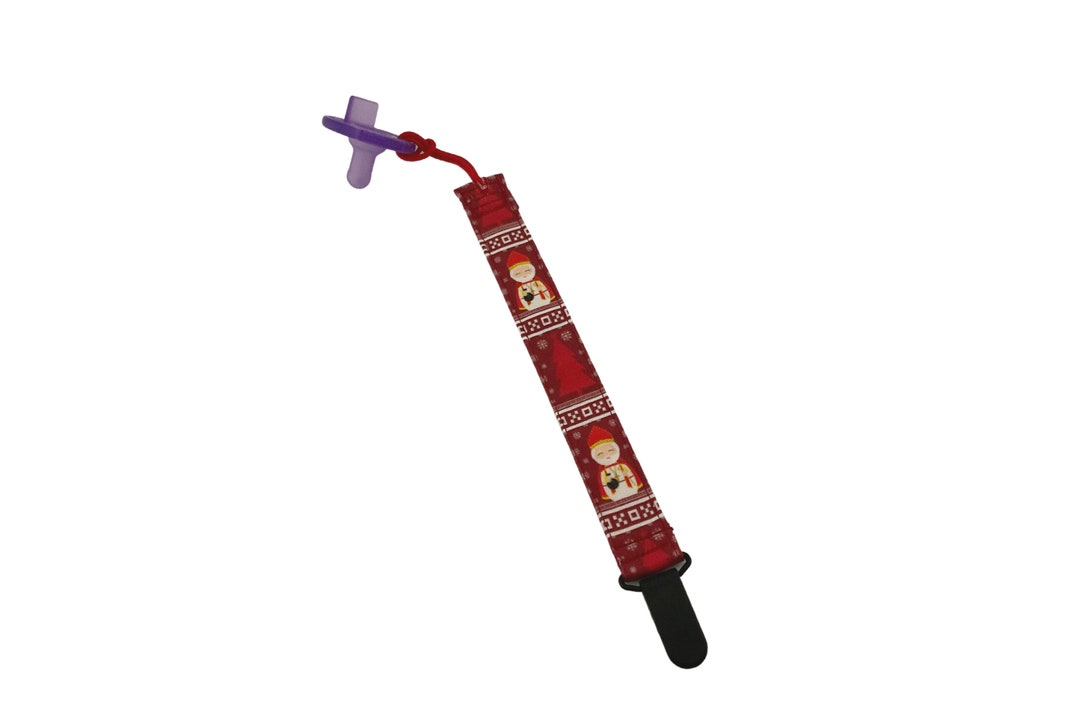 St. Nicholas Pacifier Clip, Binky Clip, Paci Clip, Soothie Clip, Dummy ...