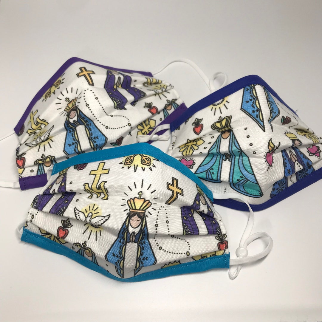 Clearance Face Masks - Our Mother Mary Face Mask - Washable - Etsy