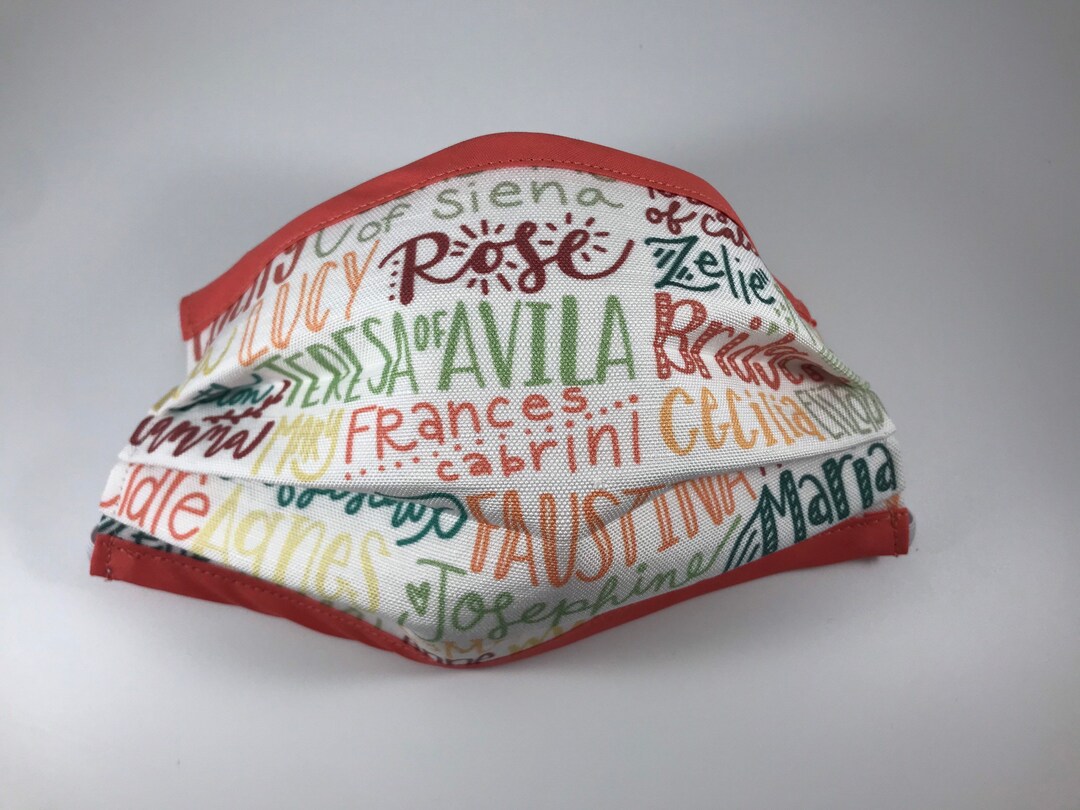 Clearance Face Masks - Catholic Female Saint Names - Etsy