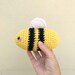Bumble Bee, Plush Yarn Crocheted Toy - Etsy