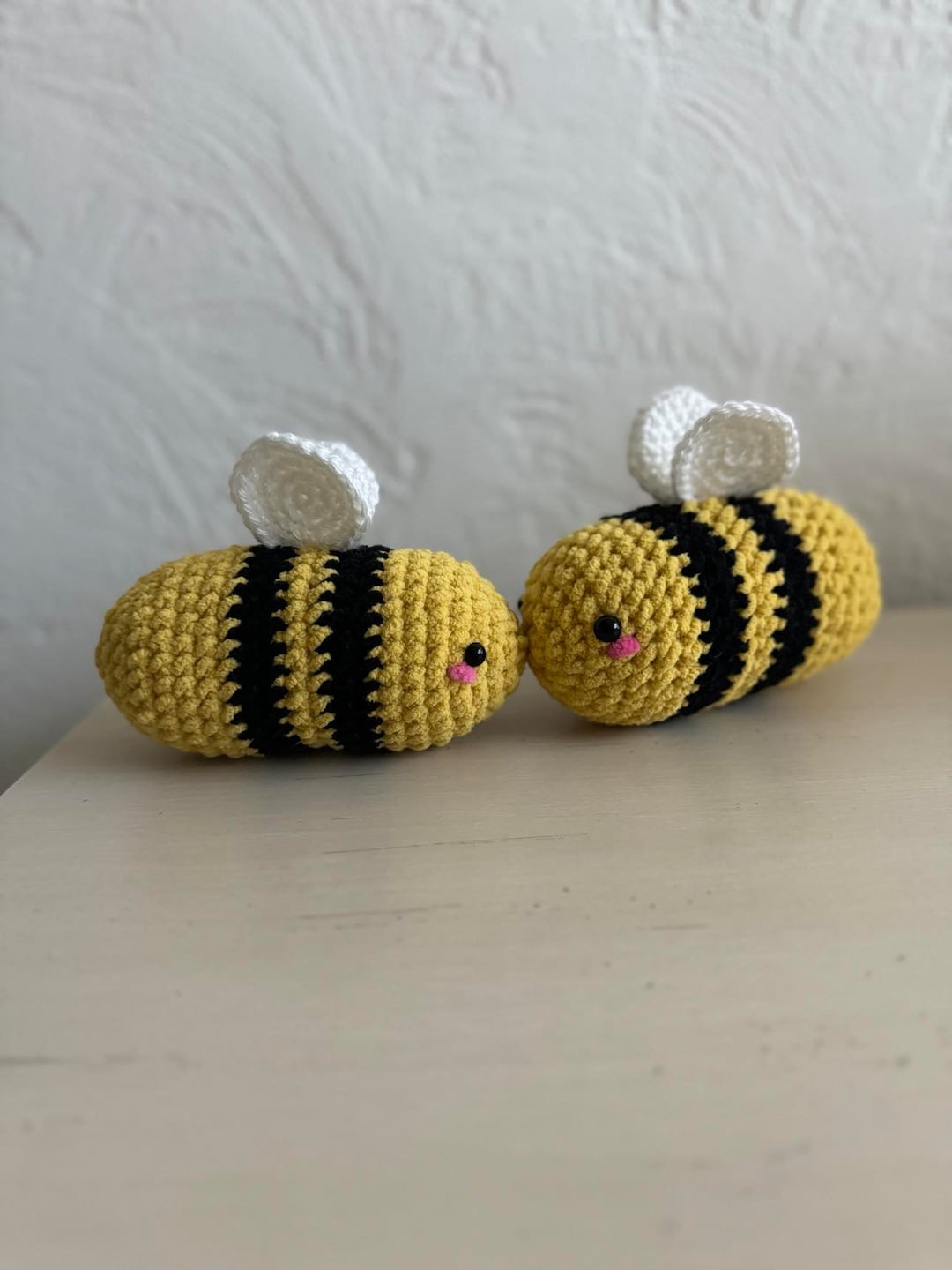 Bumble Bee, Plush Yarn Crocheted Toy - Etsy