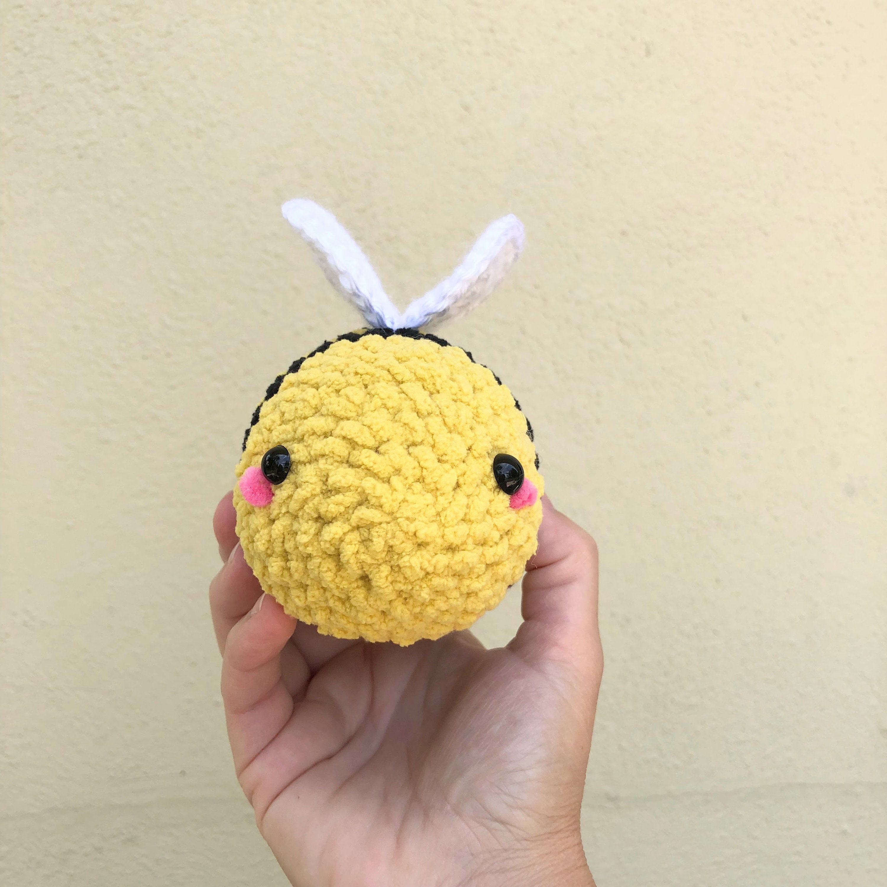 Bumble Bee, Plush Yarn Crocheted Toy - Etsy