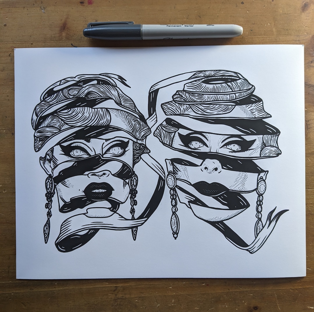 Boulet Brothers MC Escher Archival Print - Etsy