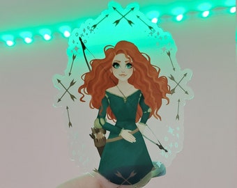 Merida Brave Sticker - Etsy