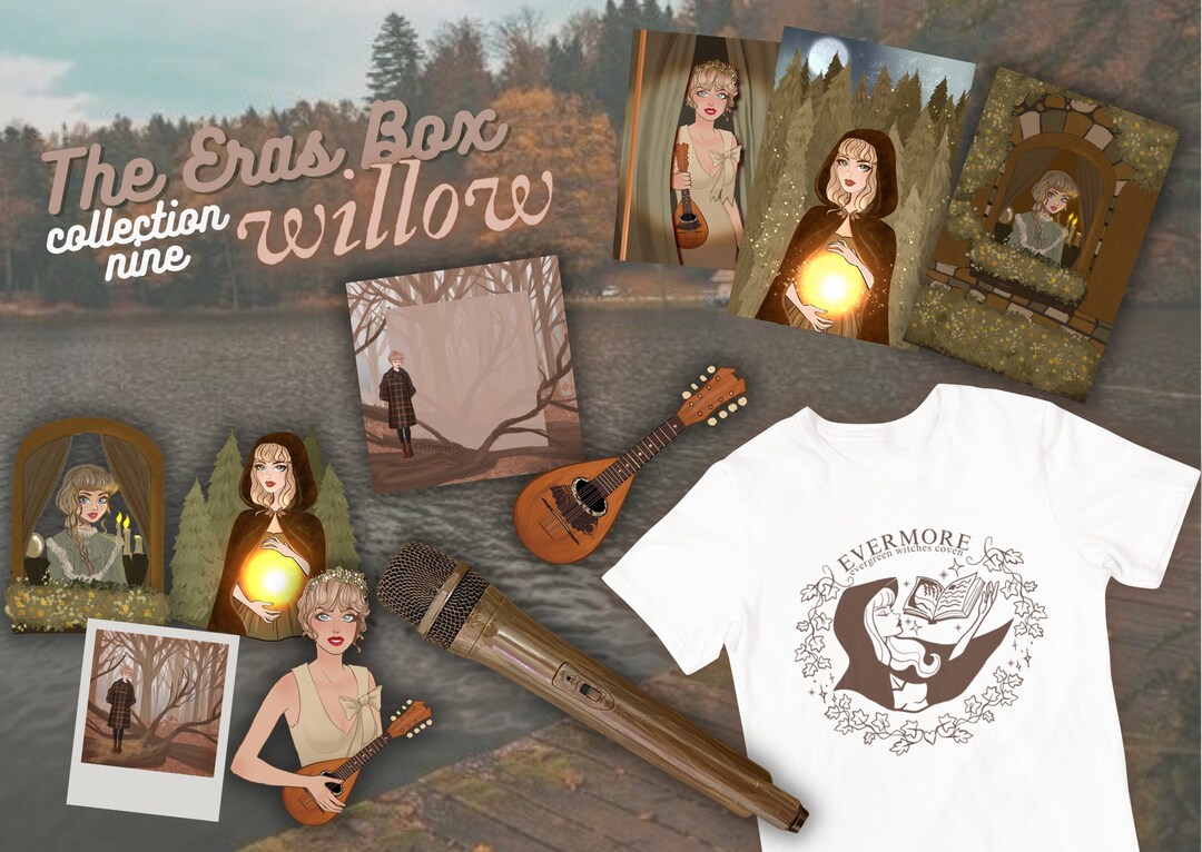 The Eras Box Collection Box Nine: Willow Stickers Merch - Etsy