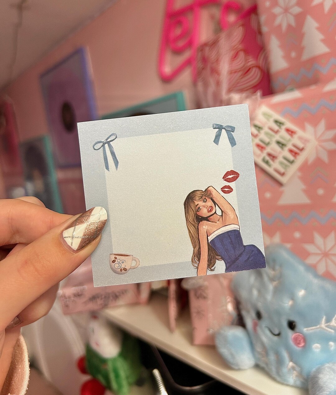 Espresso Era Sticky Notes Planner, Scrapbook Carpenters Christmas - Etsy