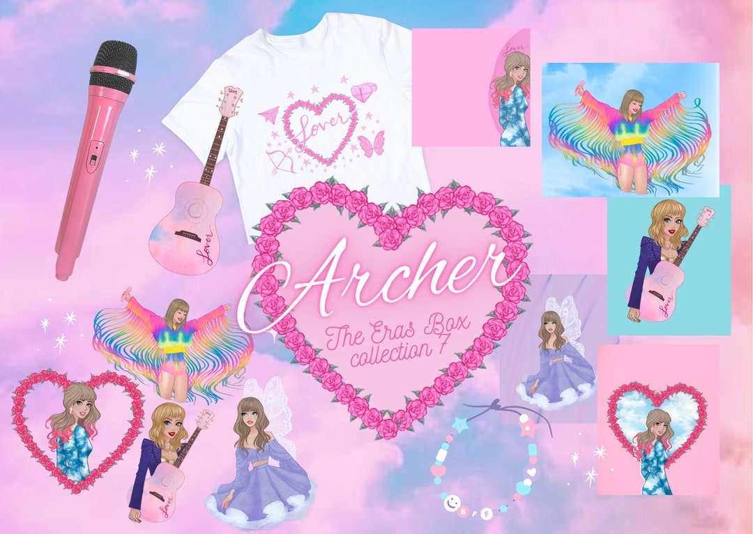 The Eras Box Collection Box Seven: Archer Stickers Merch - Etsy