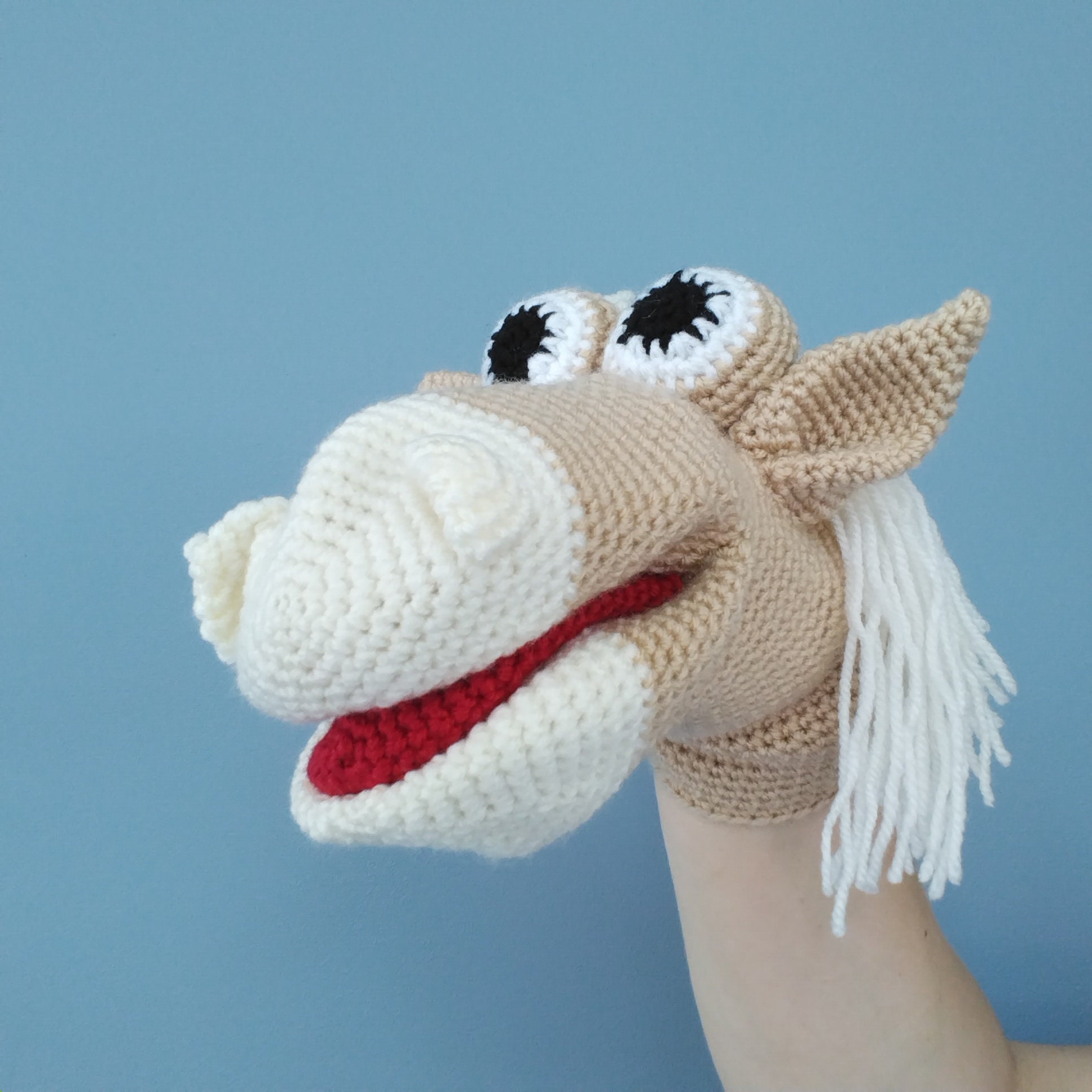 Crochet Pattern for a Horse Hand Puppet Amigurumi Horse - Etsy New Zealand