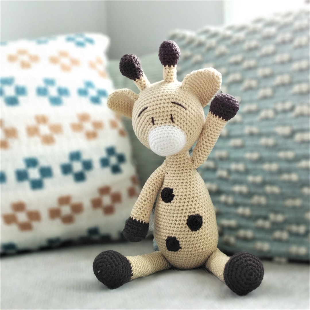 Crochet Giraffe Pattern, Gemma the Baby Giraffe, Amigurumi Giraffe ...