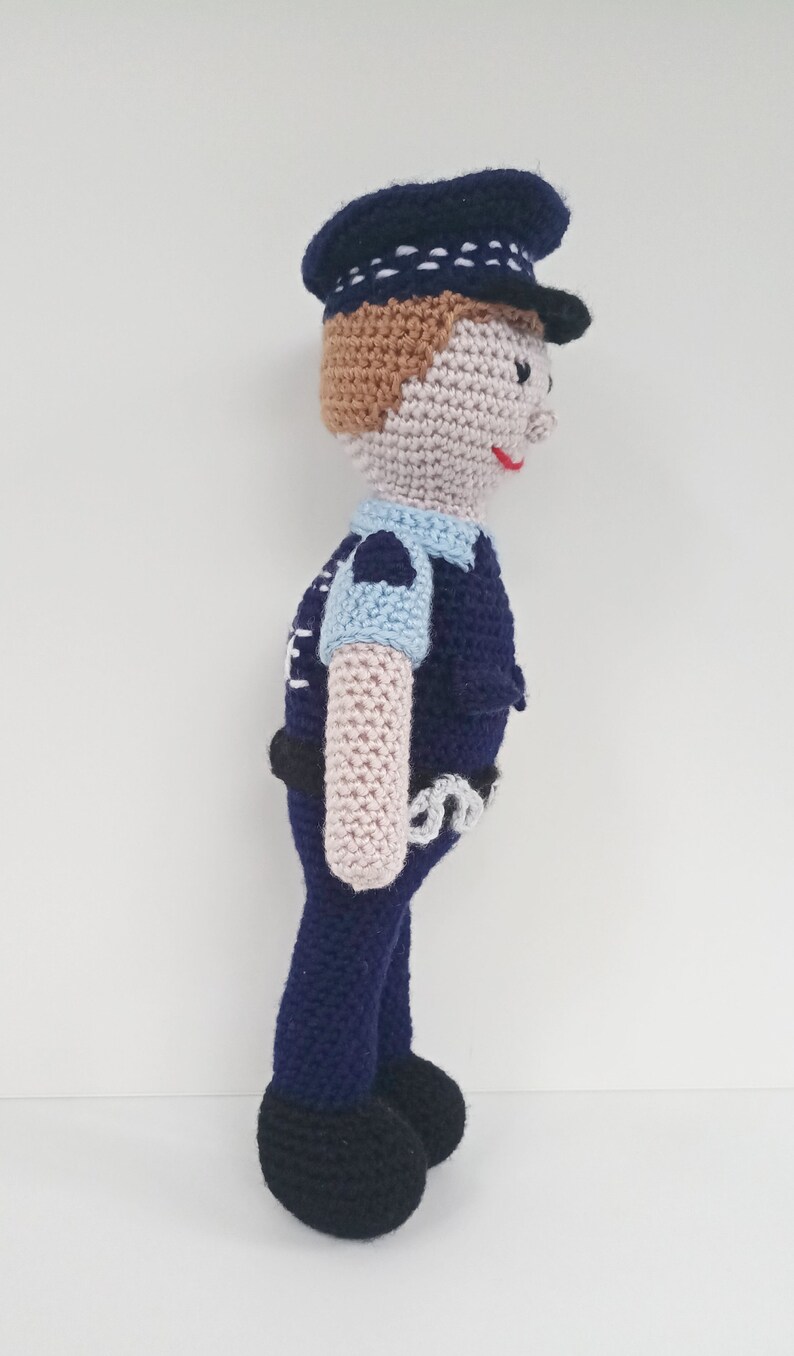 Crochet Pattern Police Officer Toy Softie Amigurumi Policeman - Etsy ...