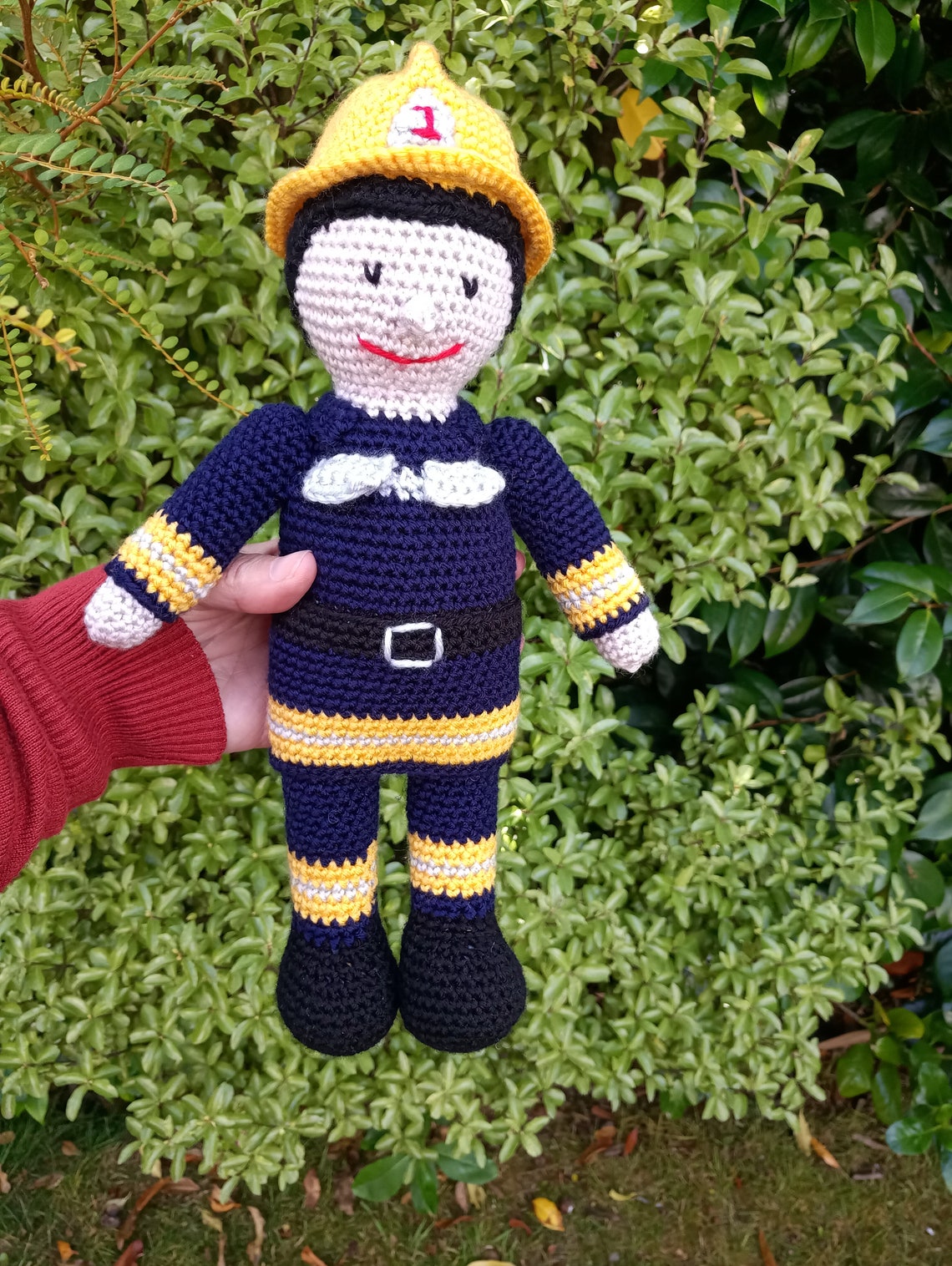 Crochet Pattern Fireman Toy Softie Amigurumi Fireman Pattern - Etsy