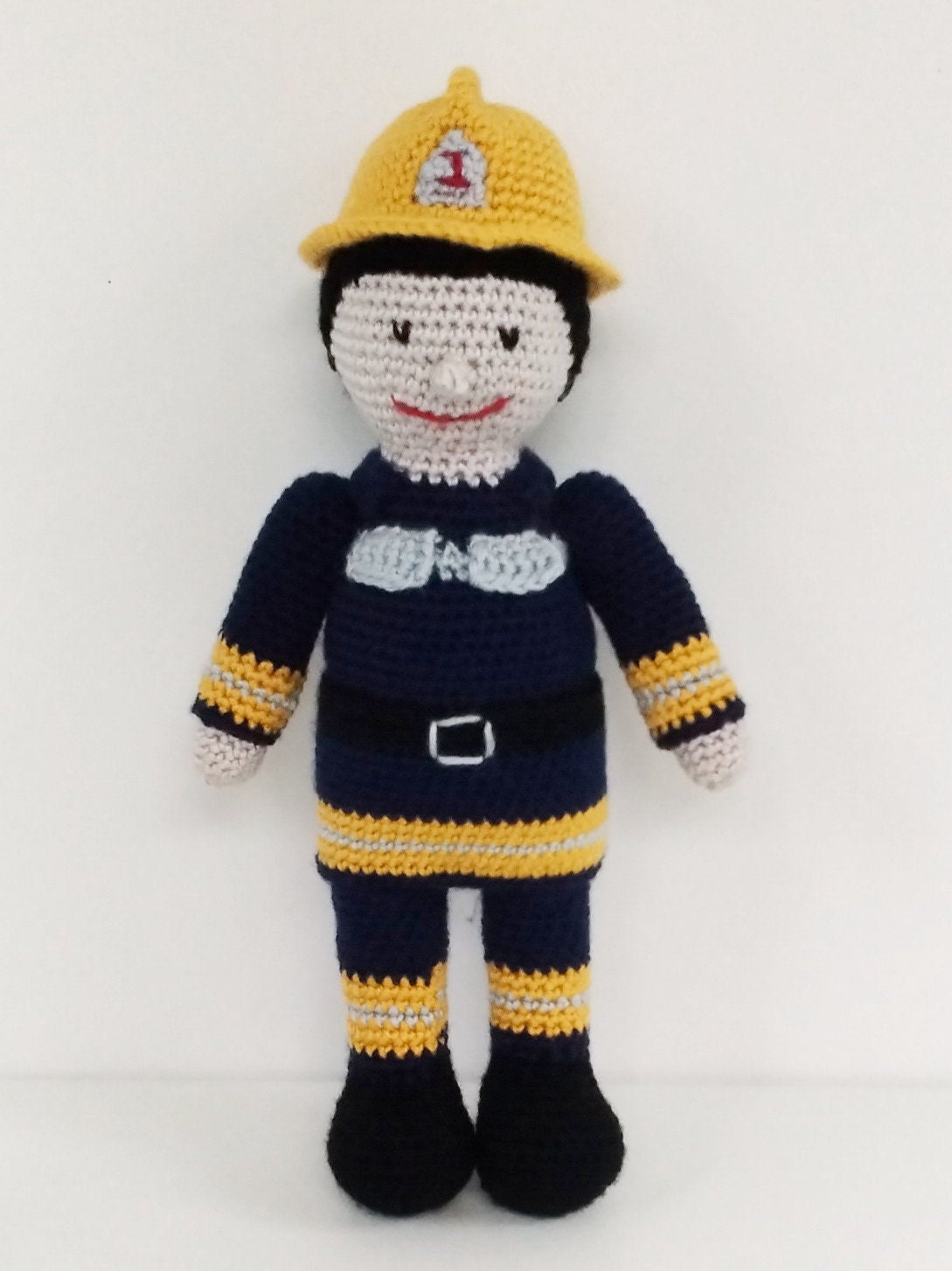 Crochet Pattern Fireman Toy Softie Amigurumi Fireman Pattern - Etsy
