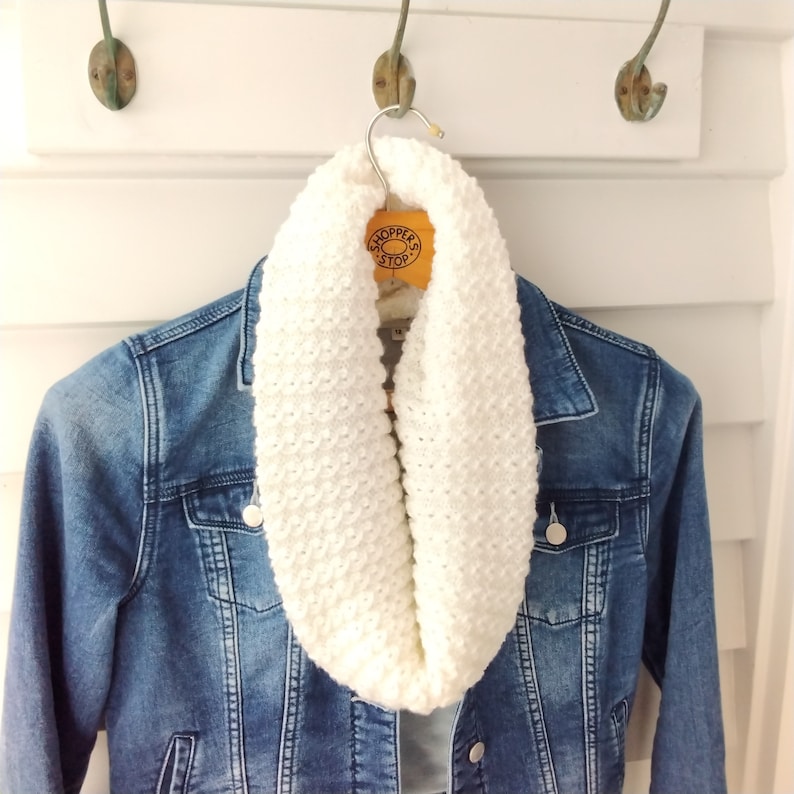 Knitting Pattern for Easy Faux Cable Winter Cowl Scarf Pattern - Etsy