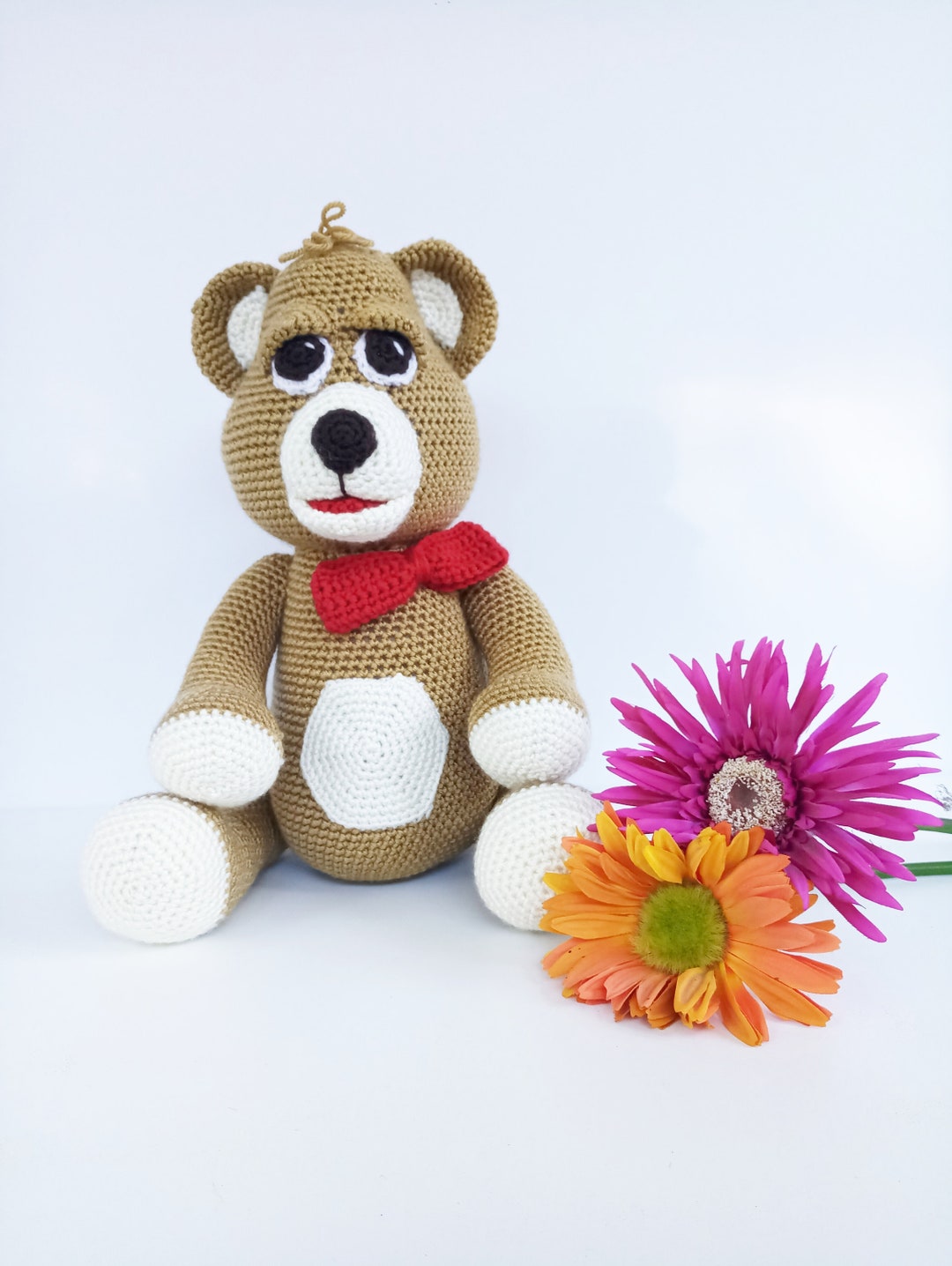 Large Crochet Toy Bear Pattern - Barney the Bear Amigurumi PDF ...