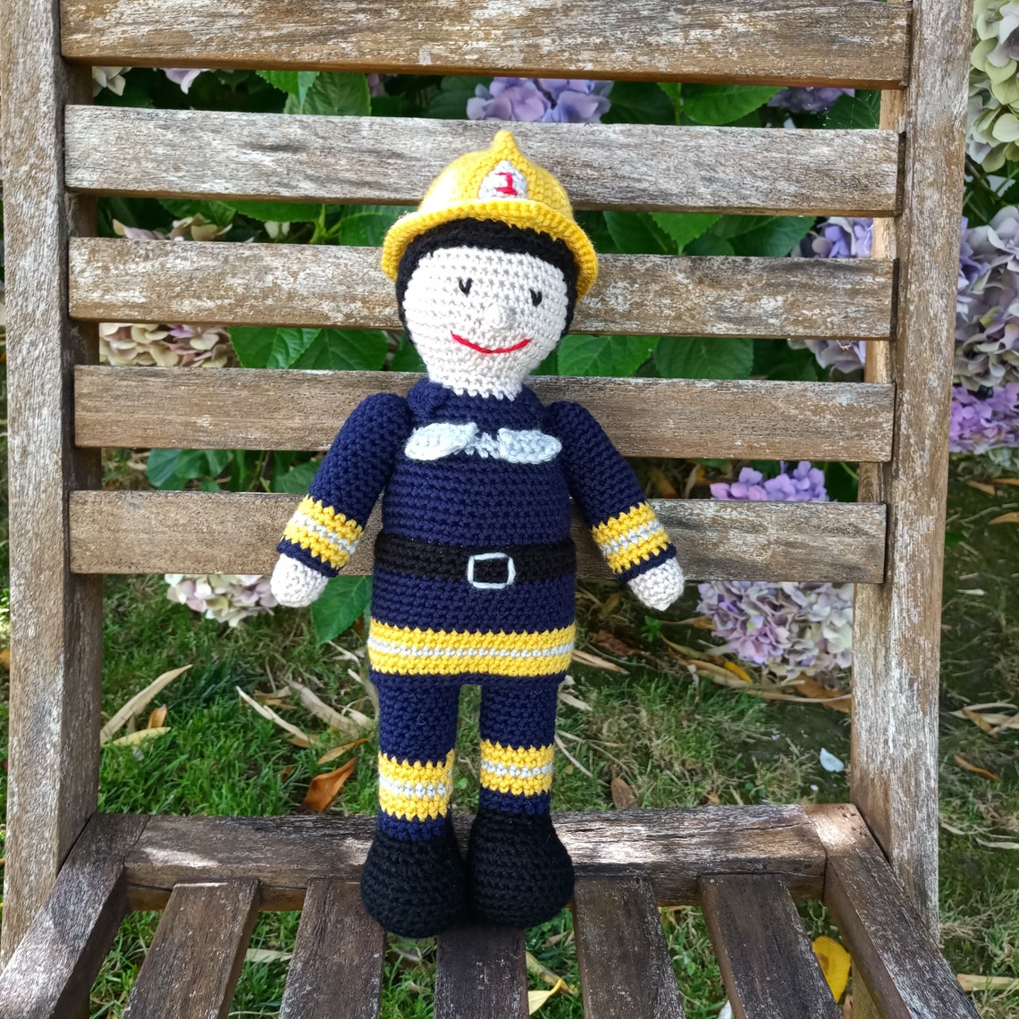 Crochet Pattern Fireman Toy Softie Amigurumi Fireman Pattern - Etsy