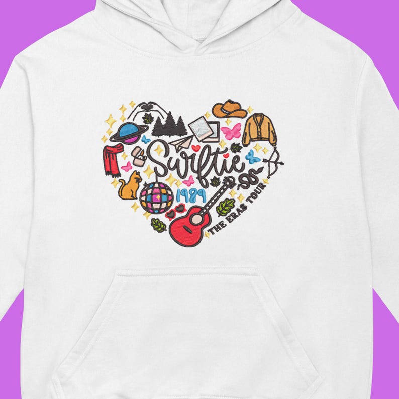 Taylorswift Inspired Swifties Heart Icon Machine Embroidery File 4x4 ...