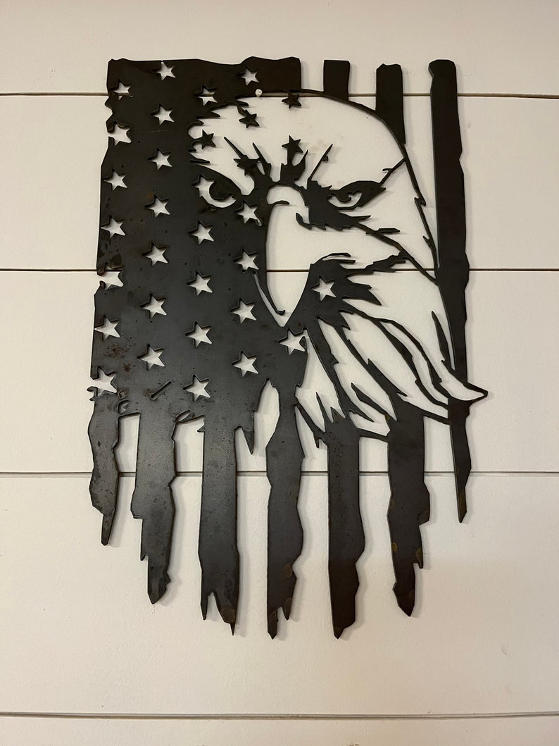 Custom American Eagle Flag - Etsy