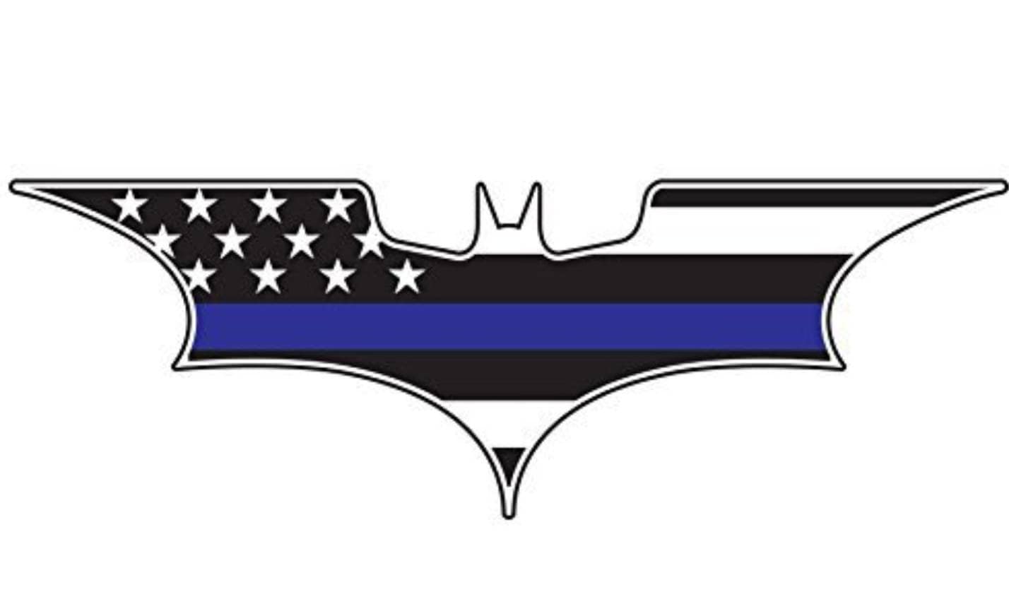 2pcs Batman USA THIN BLUE line License Plate Decals Stickers | Etsy