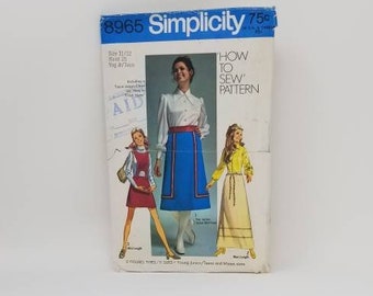 Uncut Simplicity Sewing Pattern 0401 1110 Easy-to-sew Skirt - Etsy