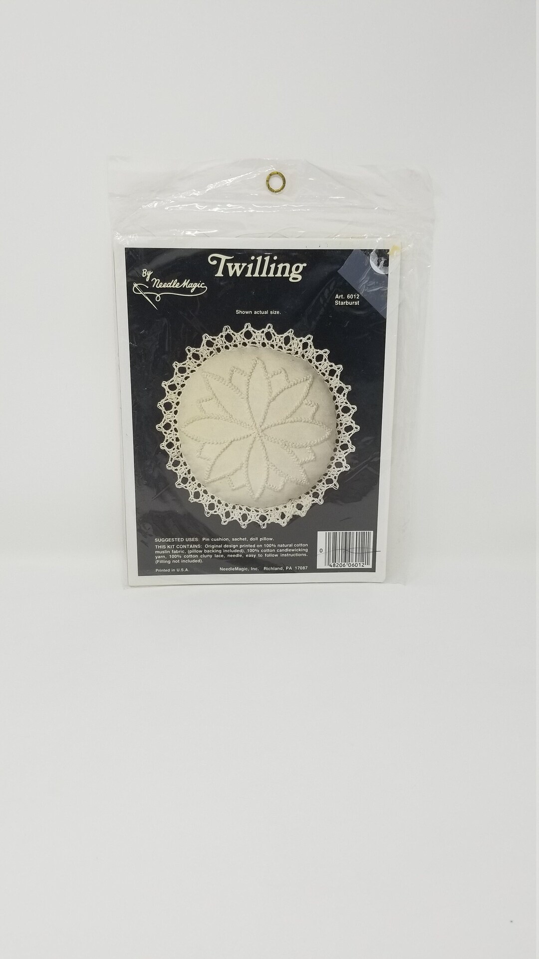 Starburst Muslin Pillow Kit: Needle Magic Pin Cushion, Sachet - Etsy
