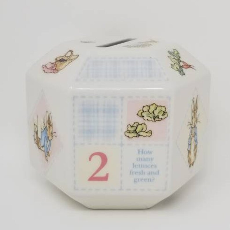 Peter Rabbit Bank/money Box, ©fredrick Warne and Co. 1997, Wedgwood - Etsy