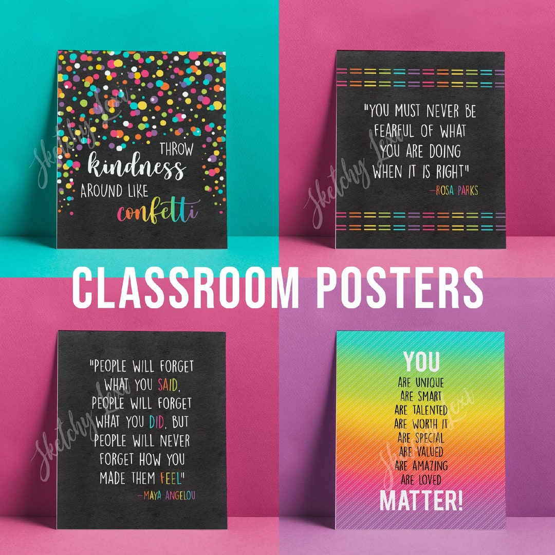 Classroom Posted, Printable Classroom Posters, Class Poster Downloads ...