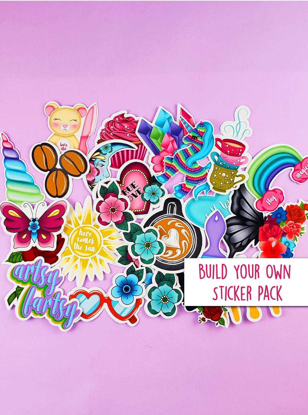 Assorted Sticker Pack Assorted Planner Stickers Sticker - Etsy