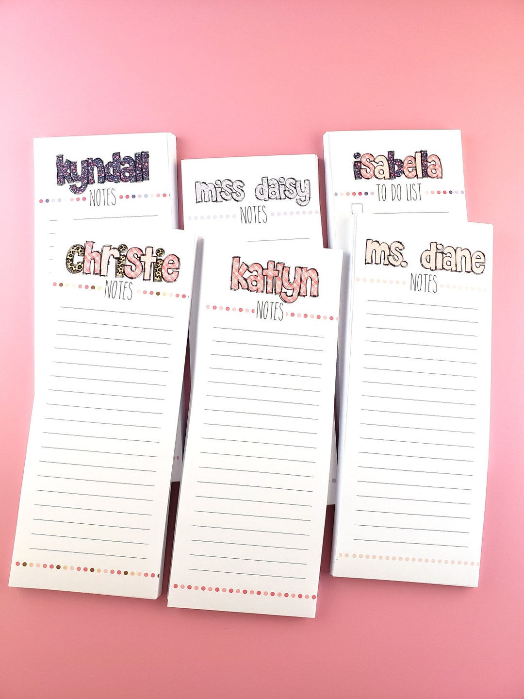 Personalized Notepad | Teacher Notepad |personalized to Do List ...