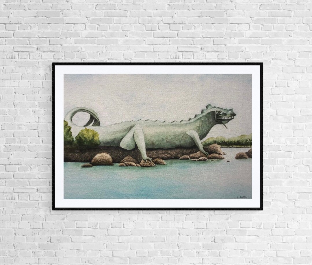 Annie of Dragon Point Merritt Island Florida Giclee Art - Etsy