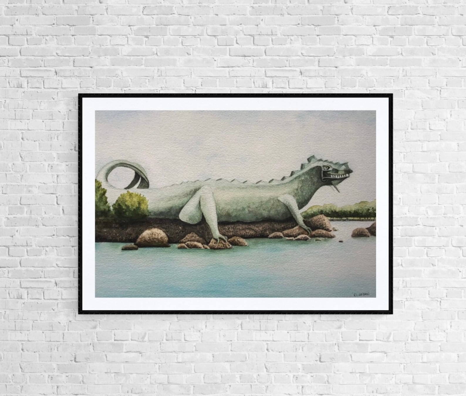 Annie of Dragon Point Merritt Island Florida Giclee Art - Etsy