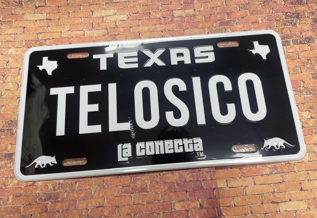 Telosico License Plate - Etsy