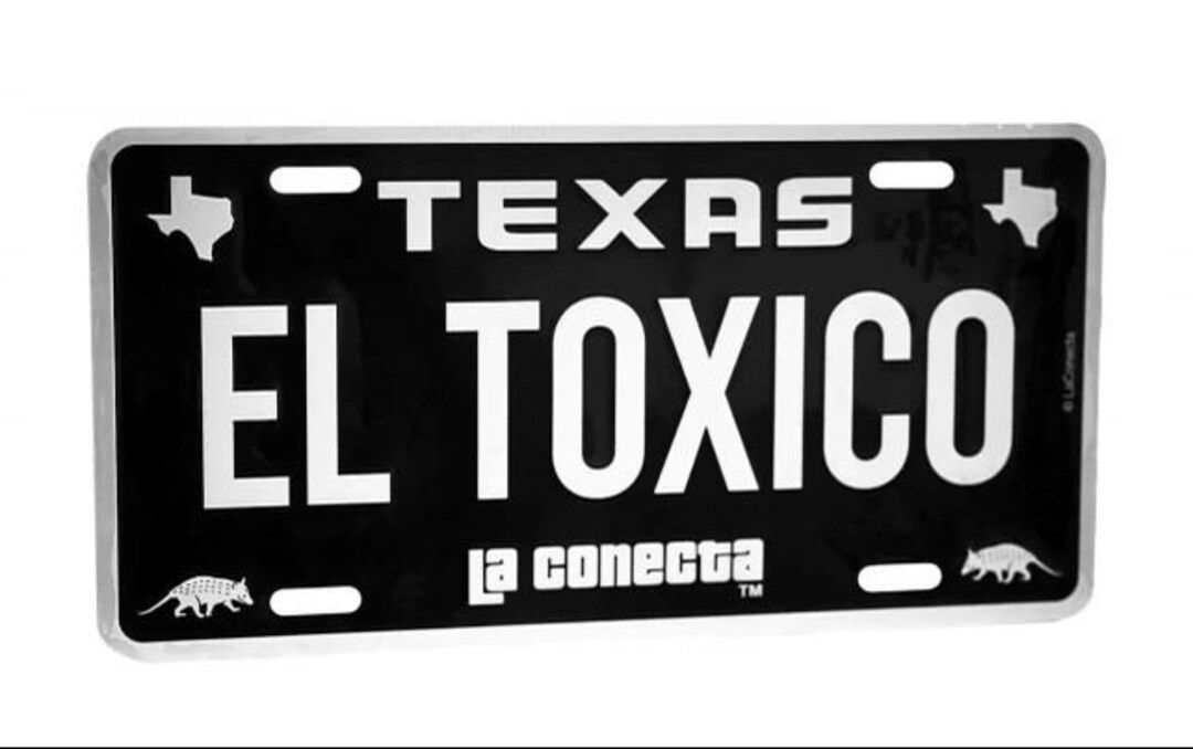 El Toxico Novelty License Plate - Etsy