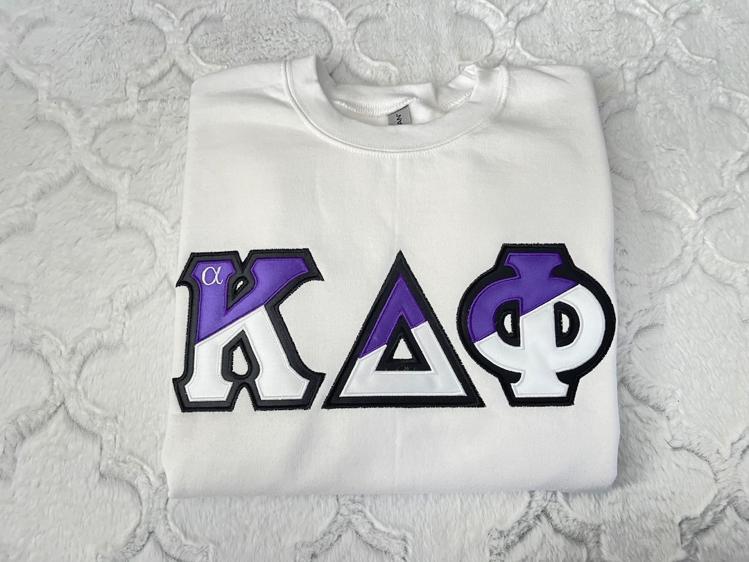 Split Greek Letter Hoodie | Split Greek Letter Crewneck - Etsy