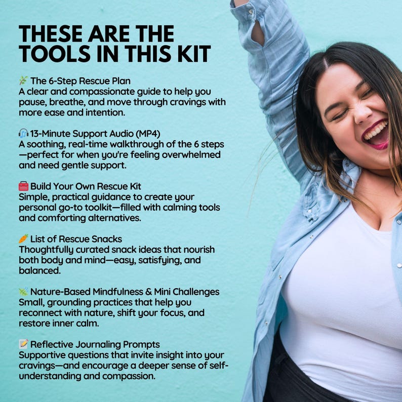 Food Noise Rescue Kit | 6-step Craving Pause Plan | GLP-1 & Ozempic ...