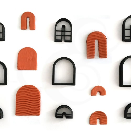 Polymer Clay Cutter Set of 4 Clay Shape Cutter Unique Clay - Etsy