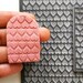 HEARTS Texture Mat for Polymer Clay | Clay Pattern Stamps | Textures ...