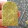 BLOSSOM PRESS Texture Mat for Polymer Clay | Clay Pattern Stamps ...